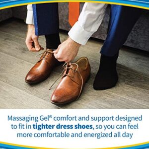 Dr. Scholl's ULTRA THIN Insoles // Massaging Gel Insoles 30% Thinner in the Toe for Comfort in Dress Shoes (for Men's 8-13, also available for Women's 6-10)