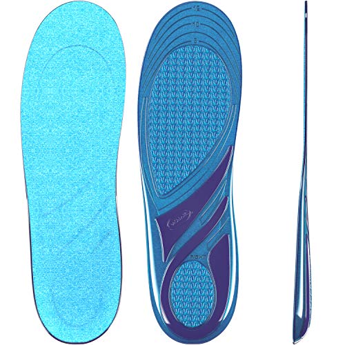 Dr. Scholl's ULTRA THIN Insoles // Massaging Gel Insoles 30% Thinner in the Toe for Comfort in Dress Shoes (for Men's 8-13, also available for Women's 6-10)