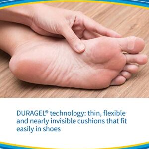 Dr. Scholl's CORN CUSHION with Duragel Technology 6ct Cushioning Protection against Shoe Pressure and Friction that Fits Easily In Any Shoe for Immediate and All-Day Pain Relief Packaging May Vary