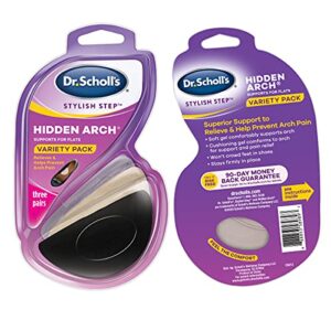 Dr. Scholl’s Stylish Step Hidden Arch Support for Flats, 3 Pairs