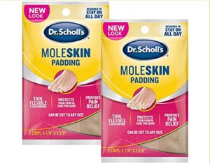 dr. scholl’s moleskin plus (6 strips) by dr. scholl’s