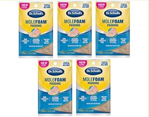 dr. scholl’s molefoam padding 2 each (pack of 5)