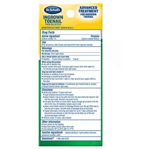 Dr. Scholl's Ingrown Toenail Pain Reliever, 1 kit, (w/ Gel, 12 retainer rings & 12 protection bandages) (Pack of 2)