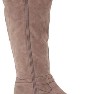 Dr. Scholl's Shoes Women's Liberate High Shaft Boots Knee, Taupe Fabric, 9.5