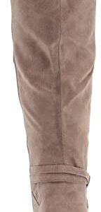 Dr. Scholl's Shoes Women's Liberate High Shaft Boots Knee, Taupe Fabric, 9.5