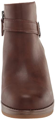 Dr. Scholl's Shoes Women's One Up Booties Ankle Boot, Copper Brown Synthetic, 8.5