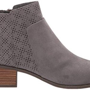 Dr. Scholl's Shoes womens Brianna Ankle Boot, Dark Shadow Grey Microfiber, 7.5 US