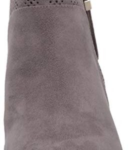 Dr. Scholl's Shoes womens Brianna Ankle Boot, Dark Shadow Grey Microfiber, 7.5 US