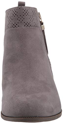 Dr. Scholl's Shoes womens Brianna Ankle Boot, Dark Shadow Grey Microfiber, 7.5 US