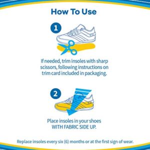 Dr. Scholl's Double Air-Pillo Insoles Men's or Women's -1 Pair, Pack of 4