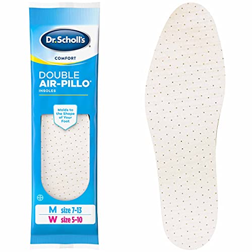 Dr. Scholl's Double Air-Pillo Insoles Men's or Women's -1 Pair, Pack of 4