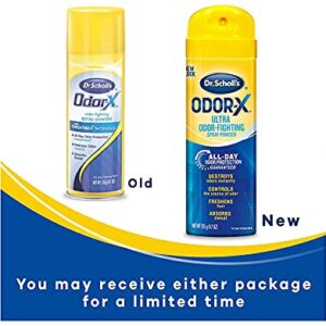 Dr. Scholl's Odor-X Odor Fighting Spray Powder 4.70 oz (Pack of 5)