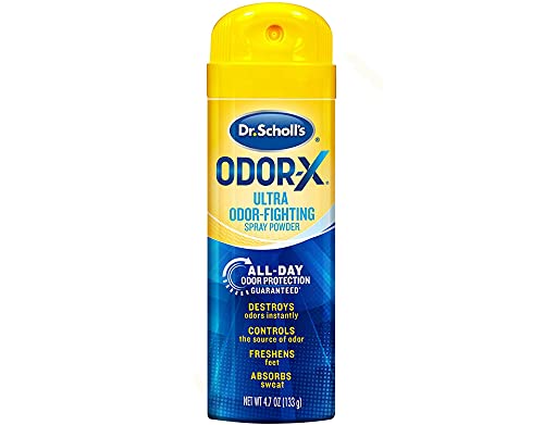 Dr. Scholl's Odor-X Odor Fighting Spray Powder 4.70 oz (Pack of 5)