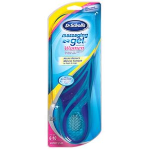 Dr. Scholl's Massaging Gel Advanced Insoles, All-Day Comfort That Allows You to Stay on Your Feet Longer for Women's 6-10, Also Available for Men's 8-14,2 Count (Pack of 2)