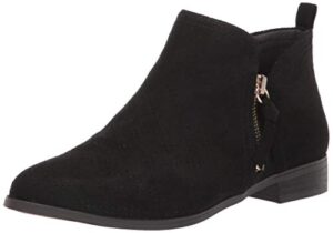 dr. scholl’s shoes women’s rate zip ankle boot, black, 9 us