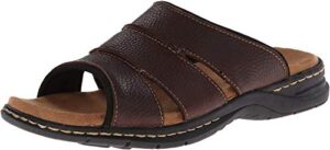 dr. scholl’s shoes mens gordon sandal, brown, 10 us