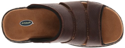 Dr. Scholl's Shoes mens Gordon sandal, Brown, 10 US