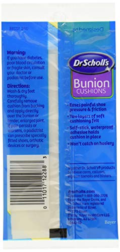 Dr. Scholl's Bunion Cushions Felt 6 Each (Pack of 3)