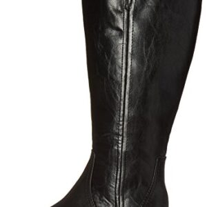 Dr. Scholl's Shoes womens Brilliance Wide Calf Knee High Boot, Black, 9.5 US