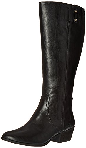 Dr. Scholl's Shoes womens Brilliance Wide Calf Knee High Boot, Black, 9.5 US