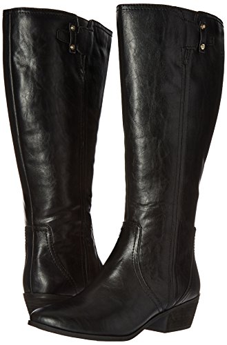 Dr. Scholl's Shoes womens Brilliance Wide Calf Knee High Boot, Black, 9.5 US