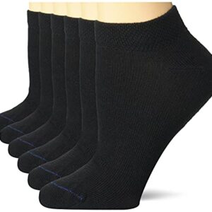 Dr. Scholl's Women's Diabetes & Circulator - 4 6 Pair Packs Socks, Black, 10 US