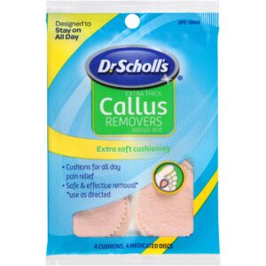 Dr. Scholl's Extra Thick Callus Removers 4 Cushions ea.(Packs of 6)