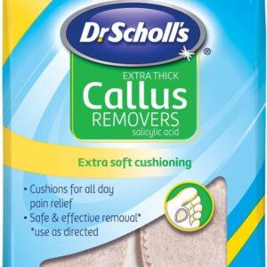 Dr. Scholl's Extra Thick Callus Removers 4 Cushions ea.(Packs of 6)