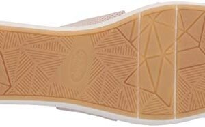 Dr. Scholl's Shoes Women's Sheena Wedge Sandal, Oyster Microfiber Perforated, 9.5 US