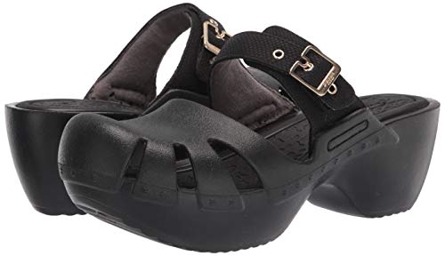 Dr. Scholl's Shoes Women's Dance On Clog, Black Snake, 8