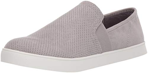 Dr. Scholl's Shoes womens Luna Sneaker, Grey Cloud Microfiber Perforated, 8 US