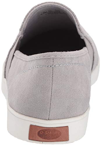 Dr. Scholl's Shoes womens Luna Sneaker, Grey Cloud Microfiber Perforated, 8 US