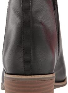 Dr. Scholl's Shoes Womens Teammate Slip On Chelsea Dress Ankle Boot, Black Smooth, 9 M US