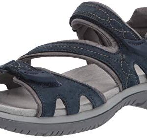 Dr. Scholl's Shoes Women's Adelle Sandal, Navy, 8 US