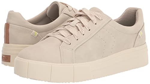 Dr. Scholl's Shoes Women's Happiness Sneaker, Tofu White Synthetic, 8.5