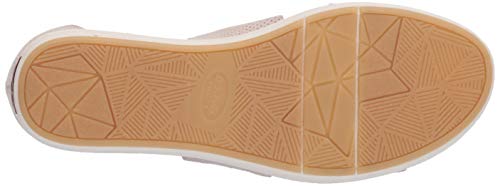 Dr. Scholl's Shoes Women's Sheena Wedge Sandal, Oyster Microfiber Perforated, 8 M US