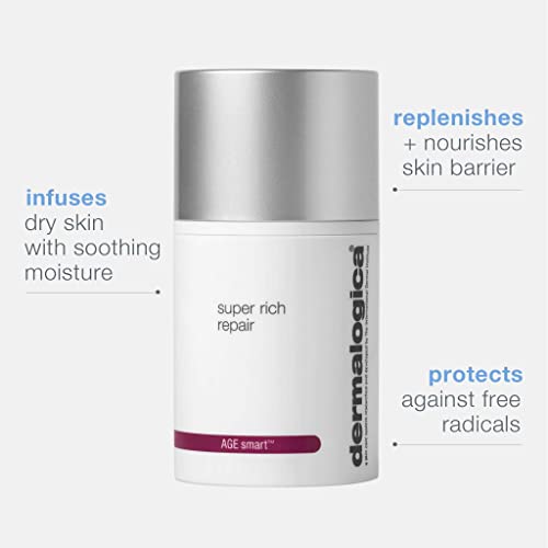 Dermalogica Super Rich Repair (1.7 Fl Oz) Anti-Aging Super-Concentrated Face Moisturizer - Help Replenish Skin's Natural Moisture Levels