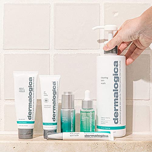 Dermalogica Clearing Skin Wash (16.9 Fl Oz) Anti-Aging Acne Face Wash - Natural Breakout Clearing Foam with Salicylic Acid and Tea Tree Oil