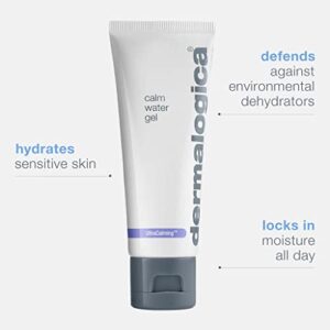 Dermalogica Calm Water Gel (1.7 Fl Oz) Weightless Face Moisturizer for Sensitive Skin - Help Support Healthy Moisture Balance with Lavender Essential Oil