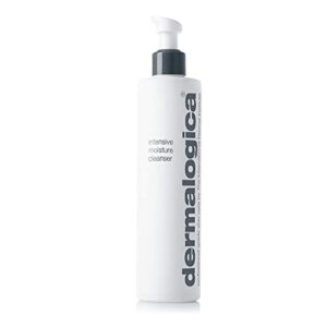 dermalogica intensive moisture cleanser (10 fl oz) hydrating face wash for dry skin – cleans skin leaving it feeling smoother, softer, and more luminous