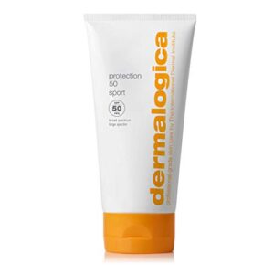 dermalogica protection 50 sport spf50 (5.3 fl oz) broad spectrum sunscreen lotion – water-resistant formula hydrates and defends skin against sun