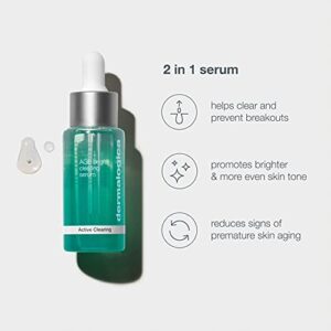 Dermalogica Age Bright Clearing Serum (1 Fl Oz) Anti-Aging Face Serum with Salicylic Acid - Promotes Smoother, Clearer, Brighter, and More Even Skin