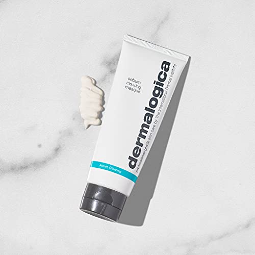 Dermalogica Sebum Clearing Masque (2.5 Fl Oz) - Anti-Aging Clay Face Mask with Salicylic Acid - Absorbs Excess Oils To Soothe and Refine Skin Texture