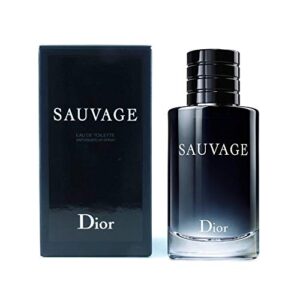 christian dior sauvage for men eau de toilette spray, 6.8 ounce