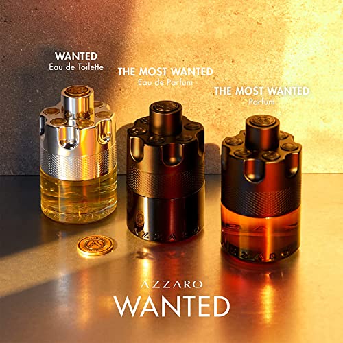 Azzaro Wanted Eau de Toilette — Mens Cologne — Woody, Citrus & Spicy Fragrance, 3.3 Fl Oz