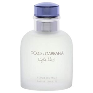 dolce & gabbana light blue for men eau de toilette spray, 2.5 fl oz