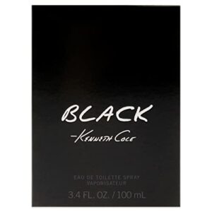 Kenneth Cole Black Eau de Toilette Body Spray Cologne for Men, 3.4 Fl. Oz.