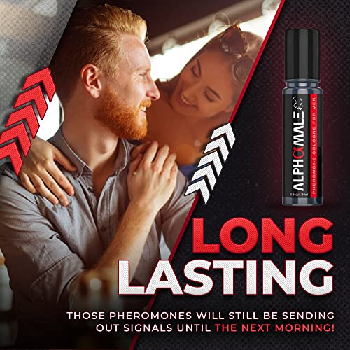 AlphaMale Pheromone Cologne for Men - Premium Pheromone Infused Oil Cologne - Men's Cologne to Attract Women (0.34oz)