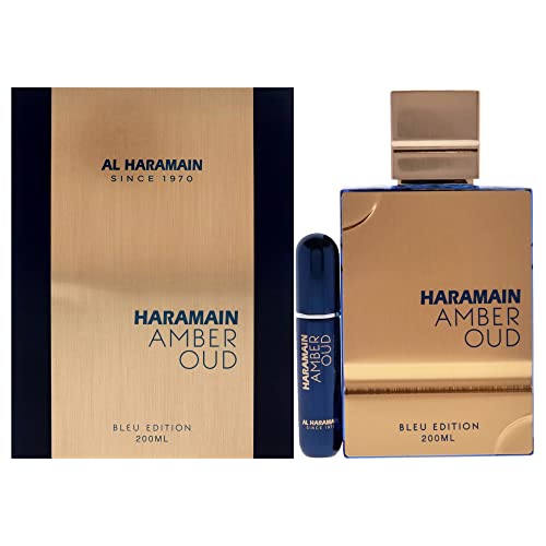 Al Haramain Amber Oud Blue Edition for Men Eau de Parfum Spray, 6.7 Ounce