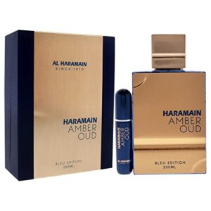 Al Haramain Amber Oud Blue Edition for Men Eau de Parfum Spray, 6.7 Ounce